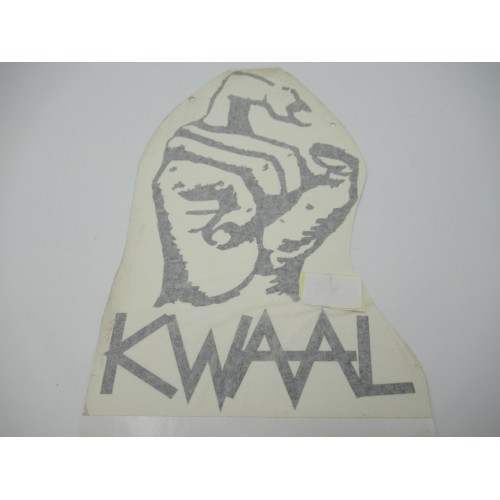 VINYL STICKER- KWAAL 20X30CM