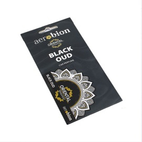 AEROBION CAR PERFUME PAPER- BLACK OUD