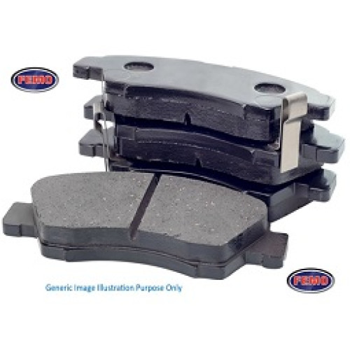 FP004 D968 FEMO DISC PAD FRNT-MAZDA/FORD