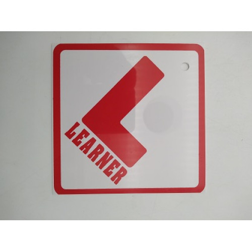 PLASTIC BOARD- LEARNER DRIVER