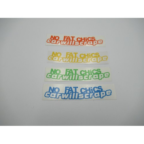 VINYL STICKER- FAT CHICS