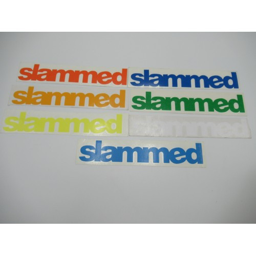 VINYL STICKER- SLAMMED MED